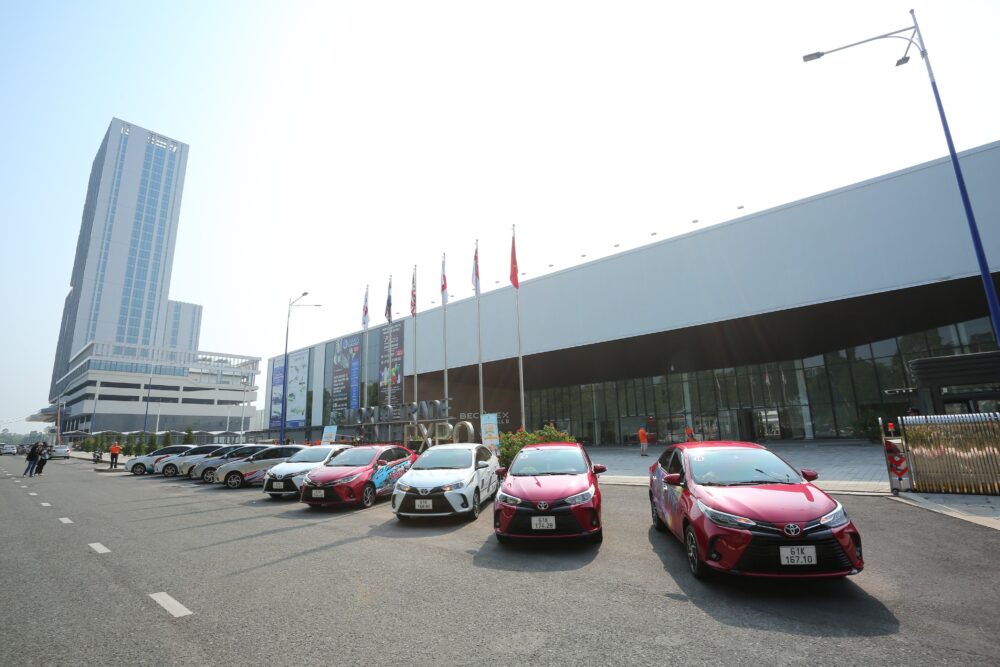 TOYOTA VIOS PARADE AT WTC EXPO BINH DUONG NEW CITY - WTC Binh Duong New ...